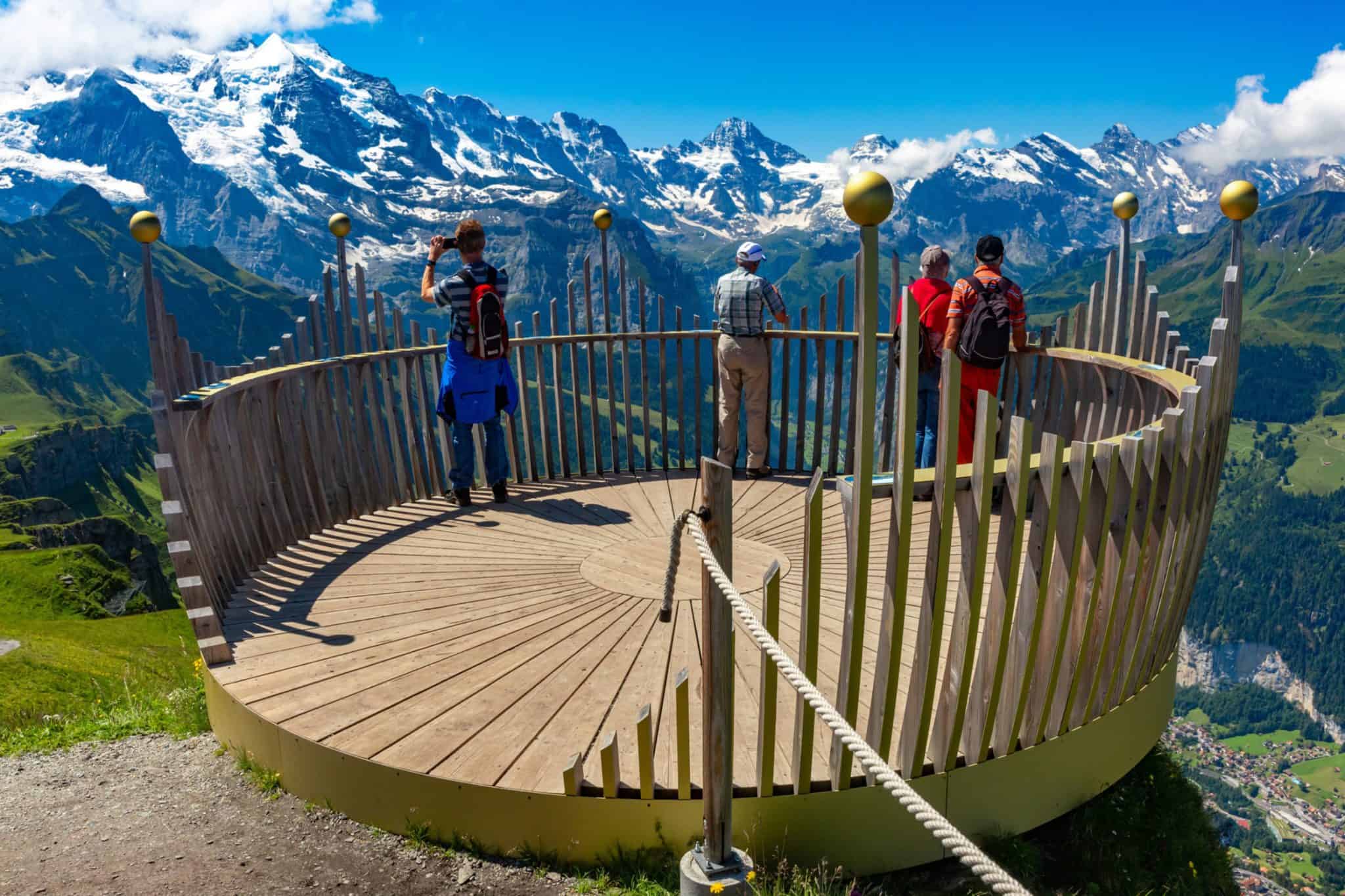 Mannlichen Playground in Switzerland (Cow Slide!)